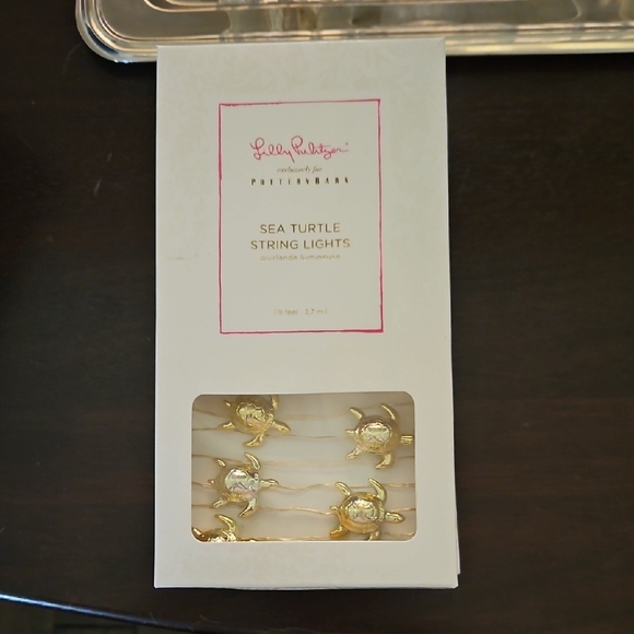 Lilly Pulitzer | Accessories | Lilly Pulitzer Gold Sea Turtle Lights ...